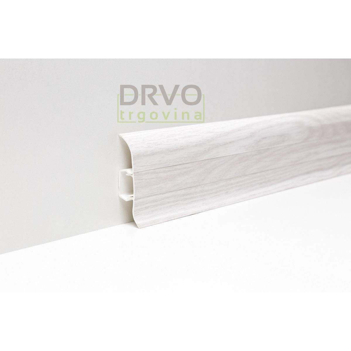 PVC LETVICA ZA LAMINAT P163x HRAST ASPEN 2,5m | Drvo trgovina - Drvona ...