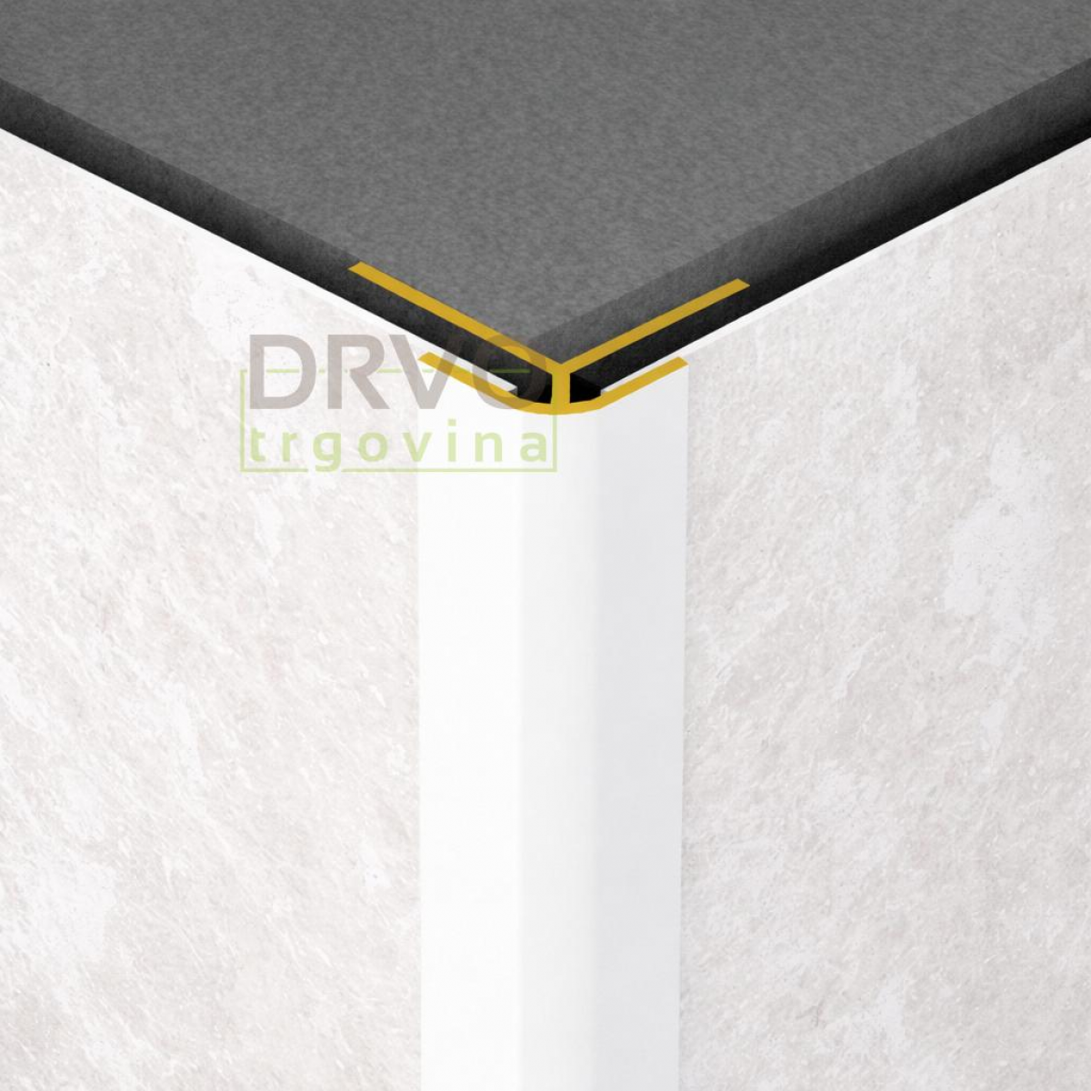 VANJSKI PROFIL ROCKO BIJELI 2800mm | Drvo trgovina - Drvona | Webshop