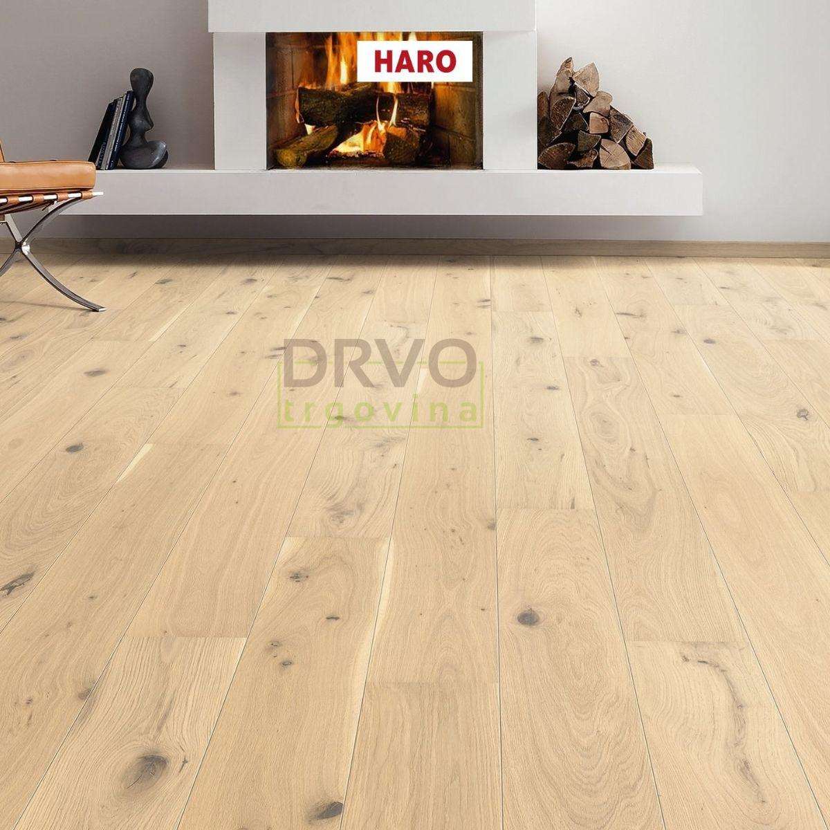 PARKET PANEL 1-S HARO HRAST LIGHT WHITE Universal 2V lakMAT 534 603 x ...