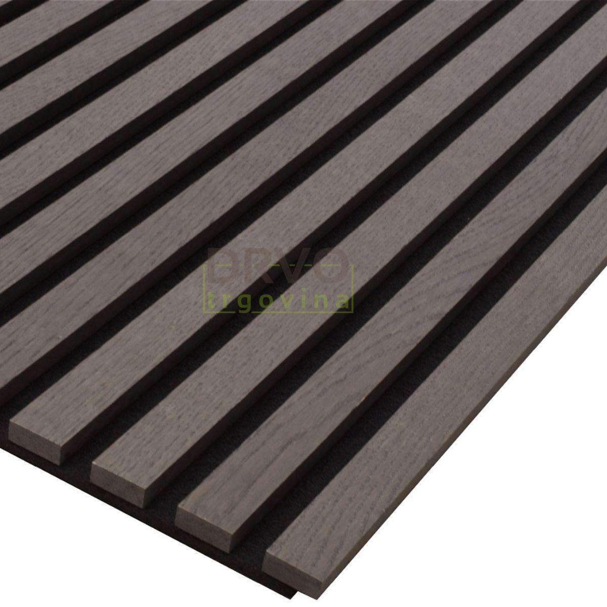 AKUSTIČNI PANELI MDF FN ACUSTICO HRAST SMOKED 19/572,5/2400mm p=1,374m2 ...