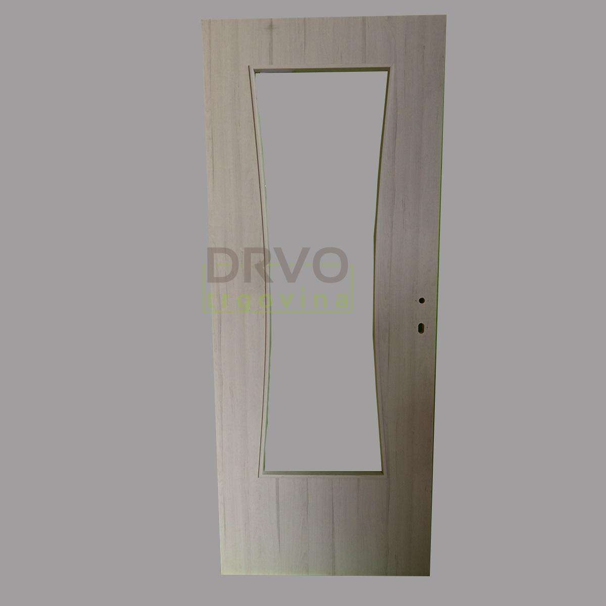 VRATNO KRILO CPL/MELAMIN SA STAKLOM UNUTARNJA pješčani sat, 79x197 cm ...